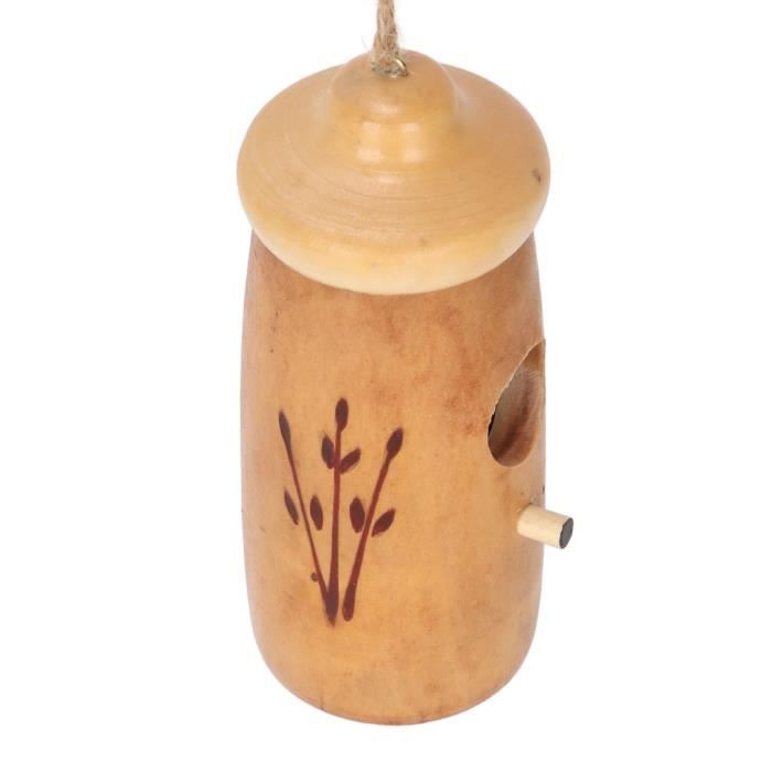 RUR Maison de Colibri Mangeoire à Oiseaux en Bois à Suspendre en Plein Air Maison de Colibri en ...