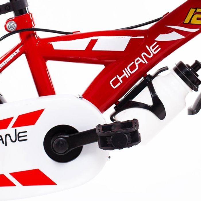 SCH CHICANE 12", vélo enfant, de 3 à 5 ans, de 85 à 105 cm, sonnette et ...