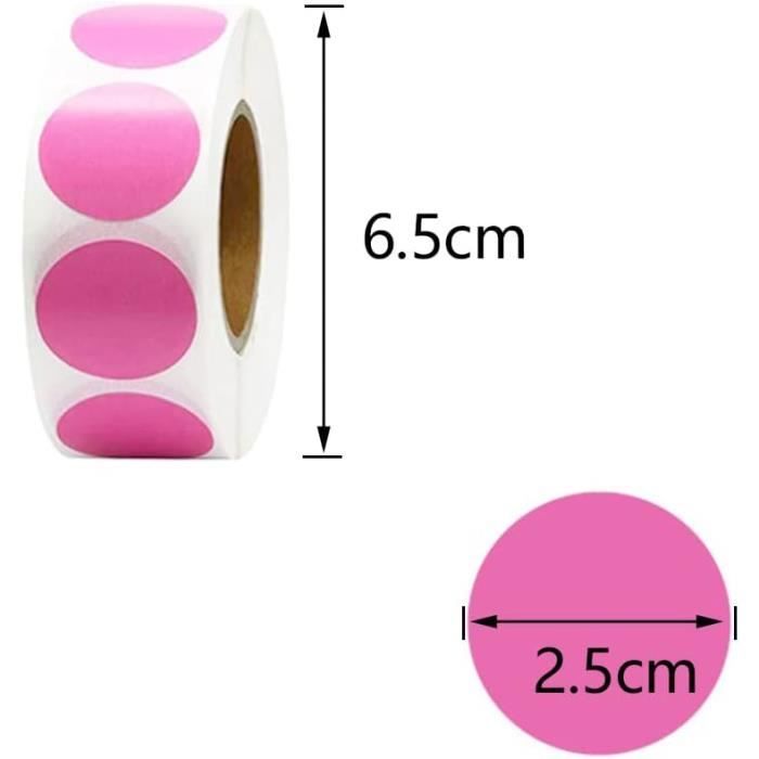 Gommettes Autocollantes Rondes 2000 Pièces Pastille Autocollante De ...