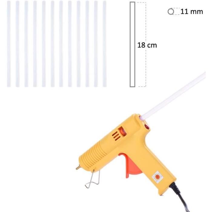 2PCS0 bâtons de colle chaude pour pistolet à colle chaude 11mmx180mm ...