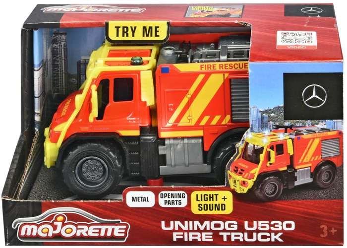 Véhicule de secours - Majorette - Unimog Sono - Métal - 13 cm - Effets ...