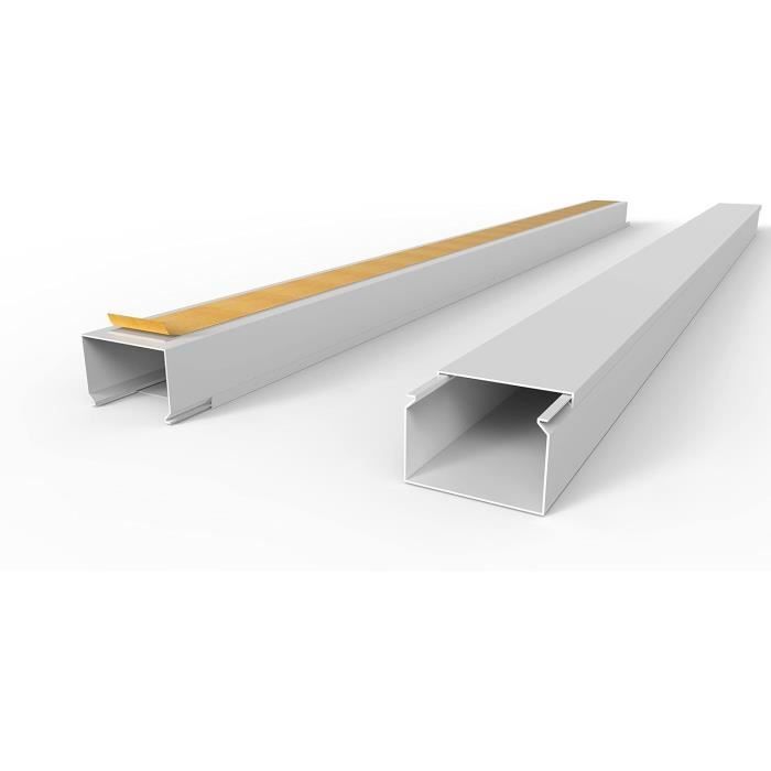 Goulotte De Câble Auto-Adhésive En Pvc Pour Montage Mural En Saillie ...