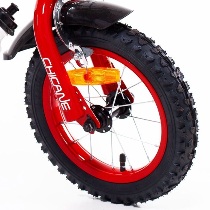 SCH CHICANE 12", vélo enfant, de 3 à 5 ans, de 85 à 105 cm, sonnette et ...