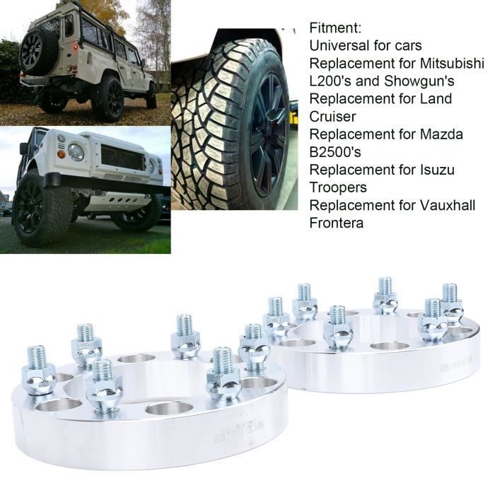 Pwshymi Entretoise de roue à 6 boulons Entretoises de roue en alliage d ...