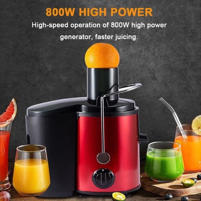 Centrifugeuse Électrique, Presse-Agrumes 800 W Pour Légumes Et Fruits ...