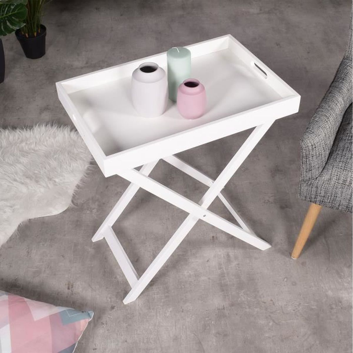 Table d'appoint table d'appoint pliante table basse pliante Table ...