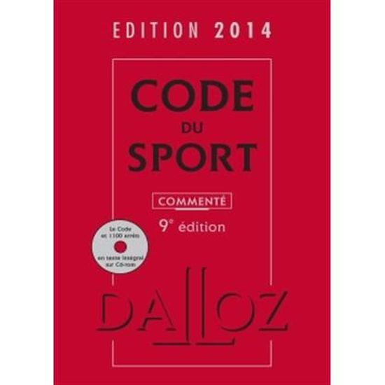 Code du sport 2014 - Cdiscount Librairie