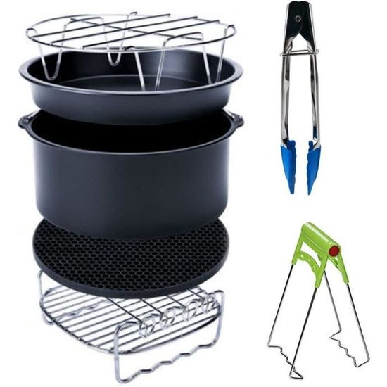 7 Pouces Ensemble D'accessoires Pour Friteuse À Air 7 Pièces Pour ...