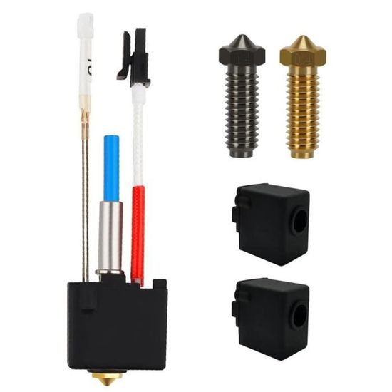 Hotend Hot End Kit d'extrudeuse avec 2 couvercles de bloc chauffant et ...