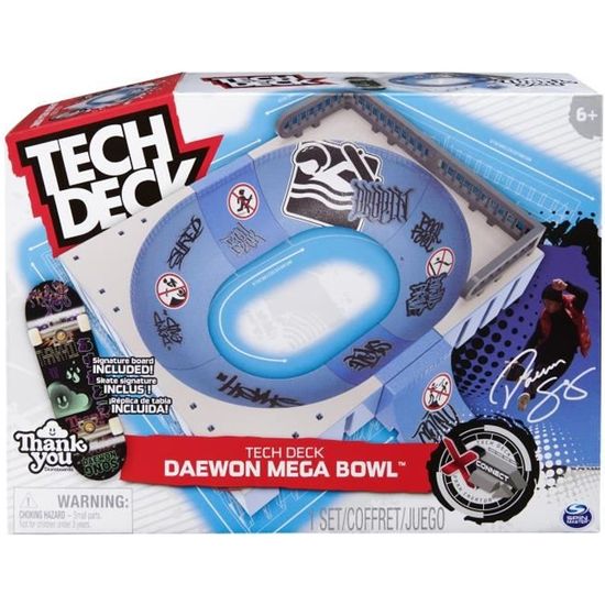 Tech Deck - Mega Bowl X-Connect - Grand Skate Park modulable - Skate ...