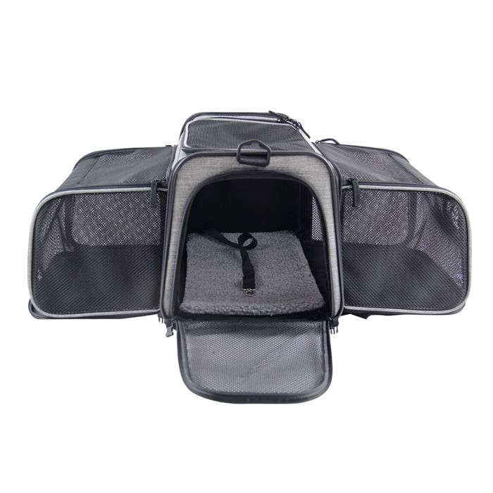 Cage de transport pour chien rigide avec extensions Nobby Pet Extend ...