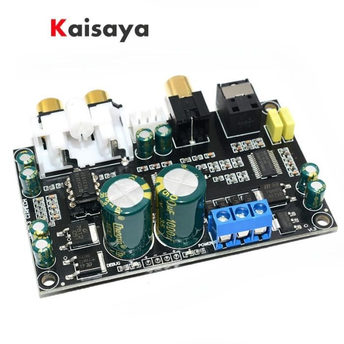 Carte Décodeur DAC CS8416 CS4398, Interface Numérique, Module 12-18V AC ...