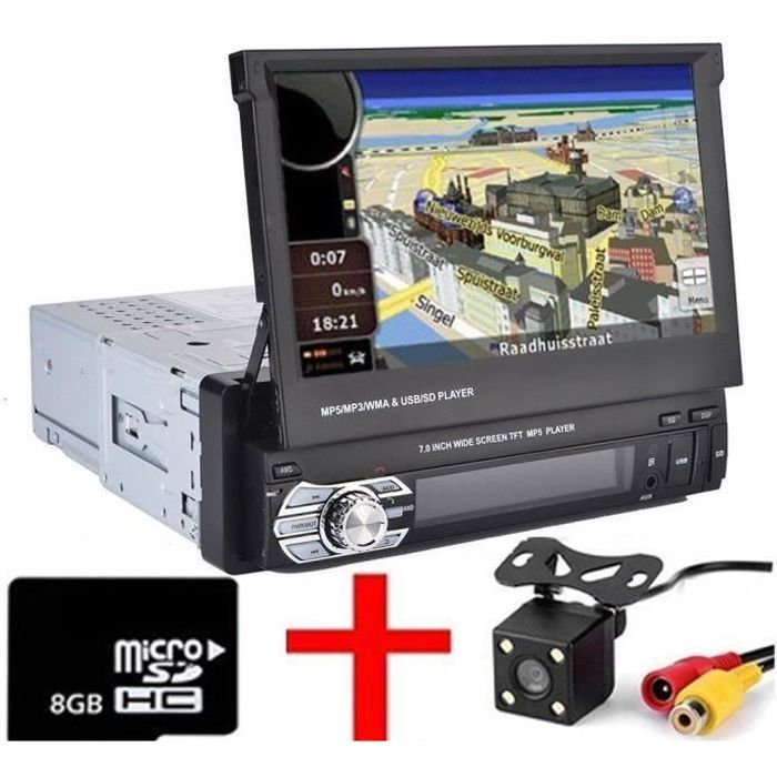 Autoradio GPS Bluetooth 7" - Lecteur MP5 - Contrôle écran tactile ...