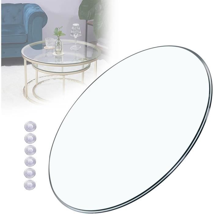 Plateau Rond De Table En Verre Trempé, Tables De Jardin Tables Basses ...