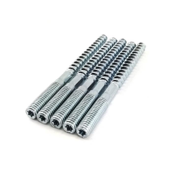 20 X Vis À Double Filetage Goujon Filetage Bois Et Métrique 8X90[n3893 ...