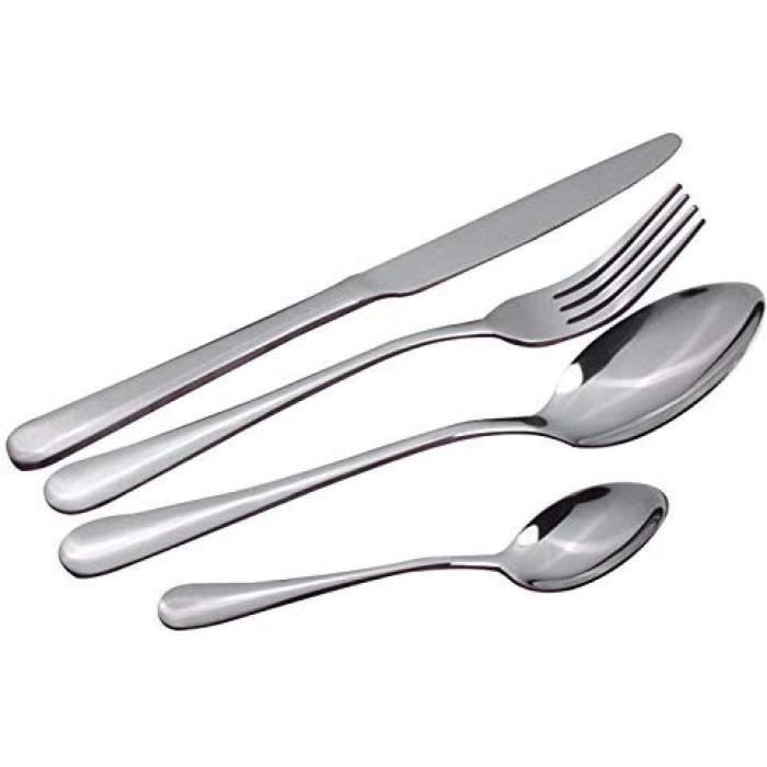 Coffret Couverts de Table,Ensemble de Couverts 16 pièces en Acier ...