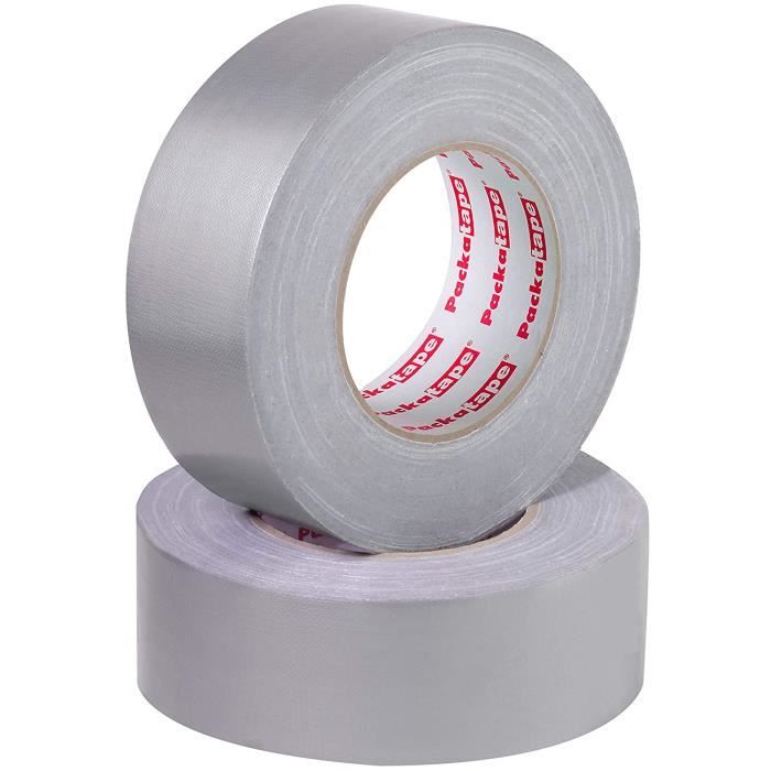 Bande de chiffon pour conduit d'argent Packatape, 50 mm x 50 mètres ...