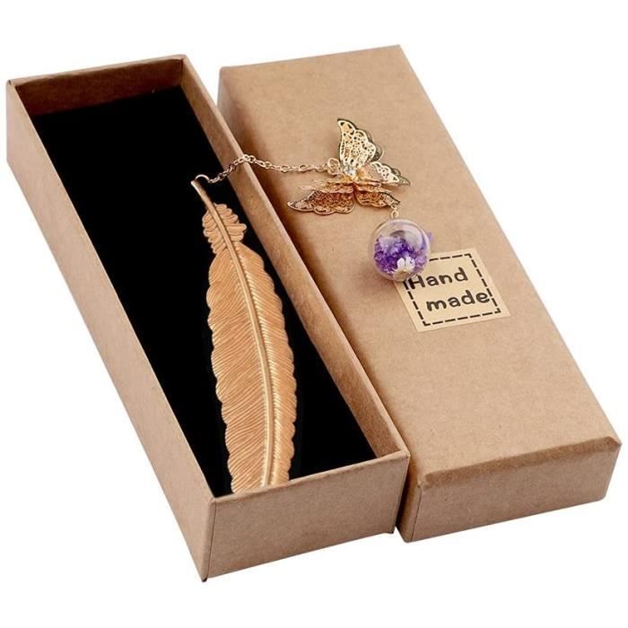 Marque Page en Métal 3D, 3 Pièces Marque Page en Métal Créatif, Métal ...