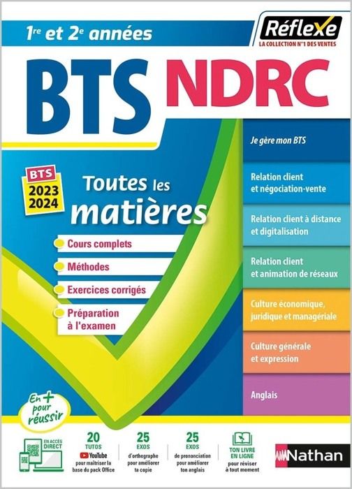 BTS NDRC Négociation et Digitalisation de la relation client BTS NDRC 1 et 2 - Cdiscount Librairie