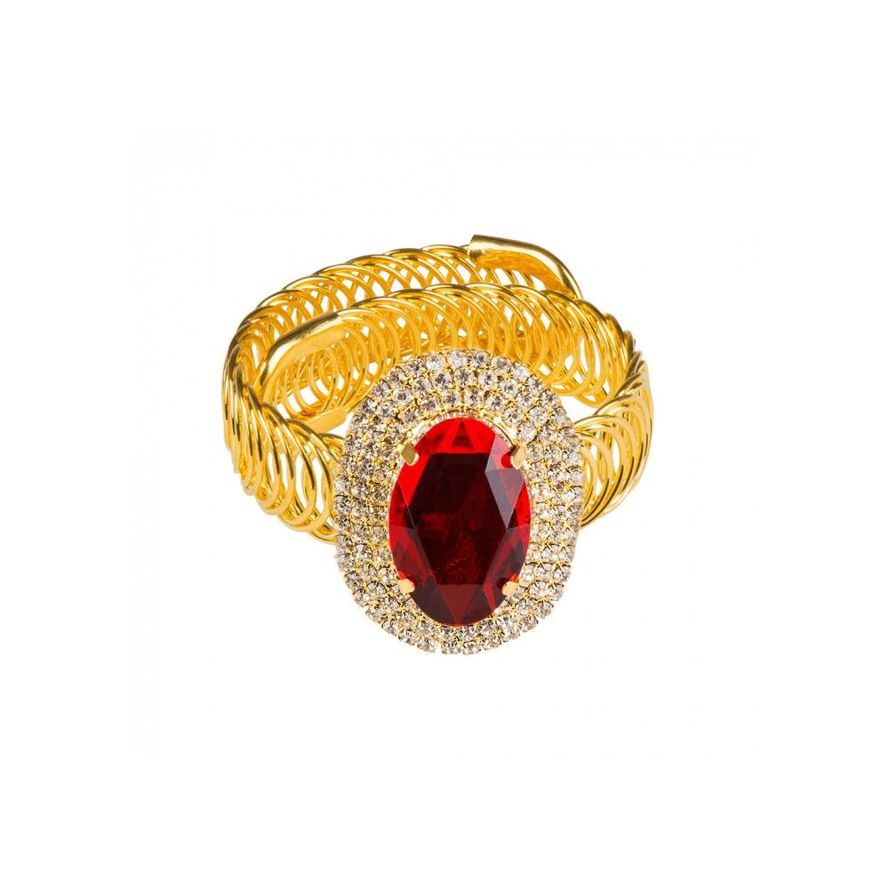 Bracelet Ruby doré pour adulte - BOLAND - Accessoire déguisement années ...