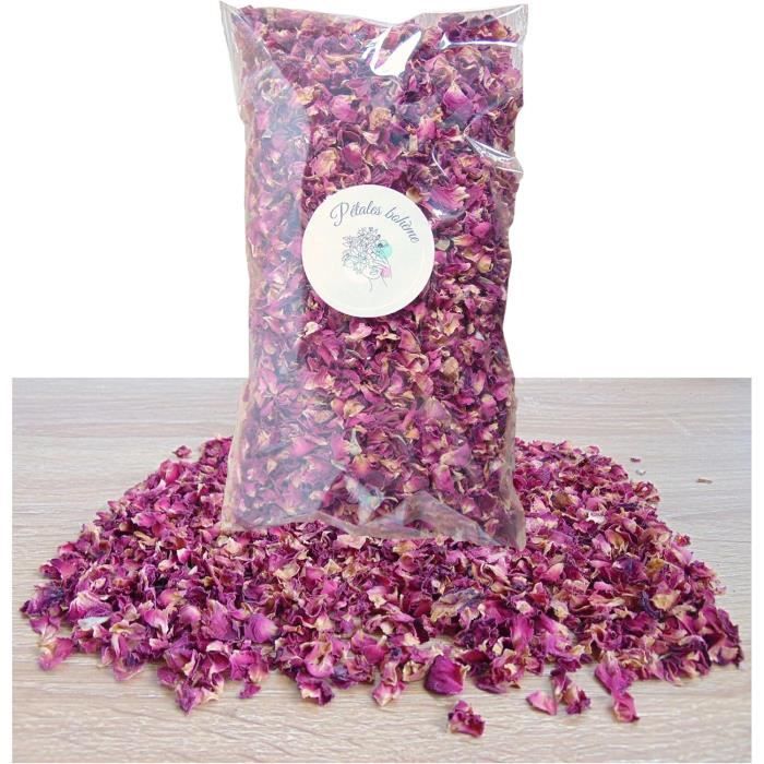 1 Litre Pétales De Fleurs Séchées En Vrac : Pétale De Rose Rouge ...