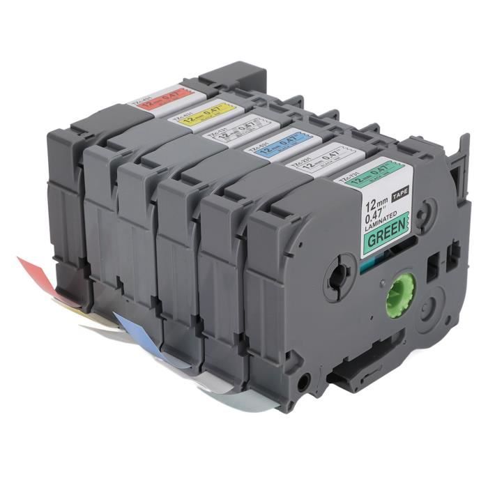 ZER-7032724295250-Label Tape, 12mm Label Maker Tape High Toughness for ...