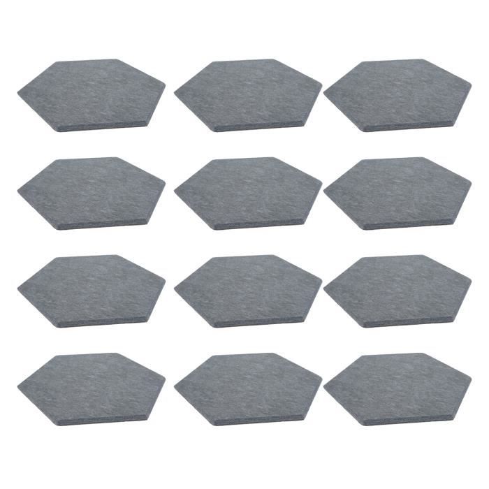 Panneaux acoustiques Garosa Wedges - GAROSA - Pack de 12 - Gris foncé ...
