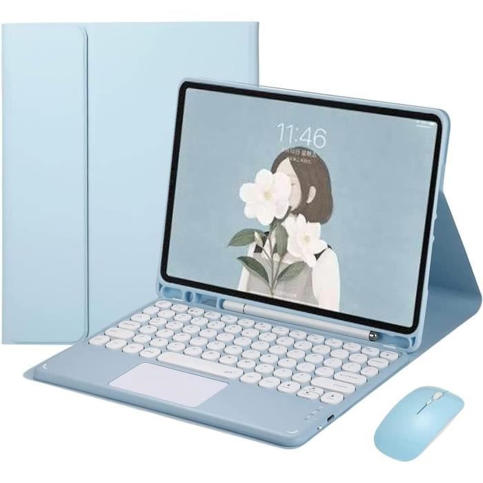 Coque Clavier Pour Samsung Galaxy Tab S6 Lite 10,4" 2022-2020 (Sm-P610 ...