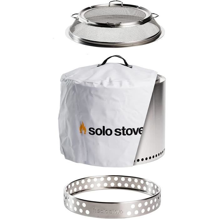 Solo Stove Bonfire Kit Jardin, Inclus Bonfire, Support, Pare-étincelles ...