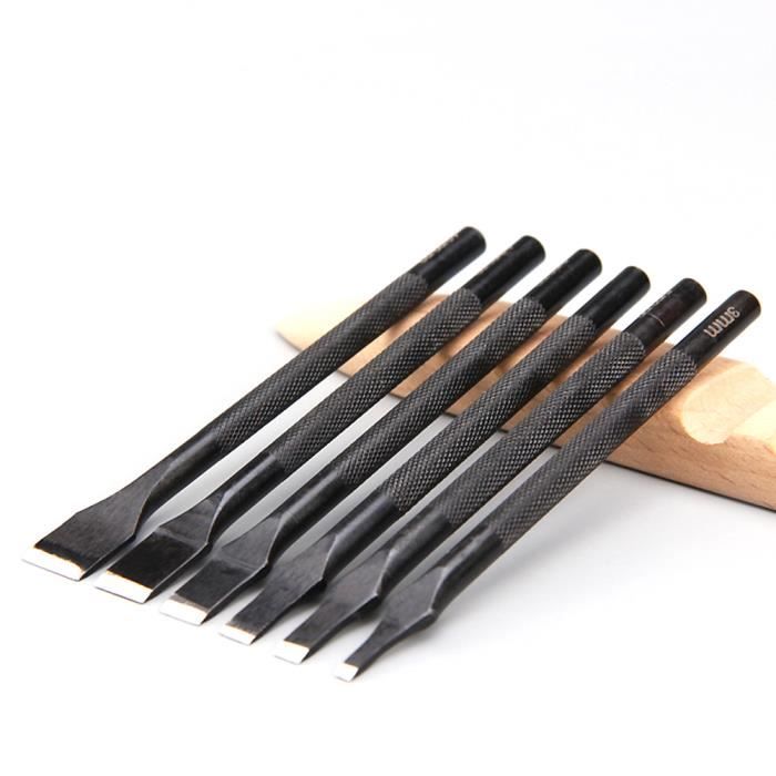 TMISHION Ciseau à dents Prong Chisel Slot Punch DIY Cutter Portable ...