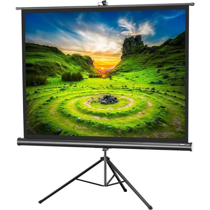 Ecran De Projection Mobile Sur Pied - Portable Avec Support Pré ...