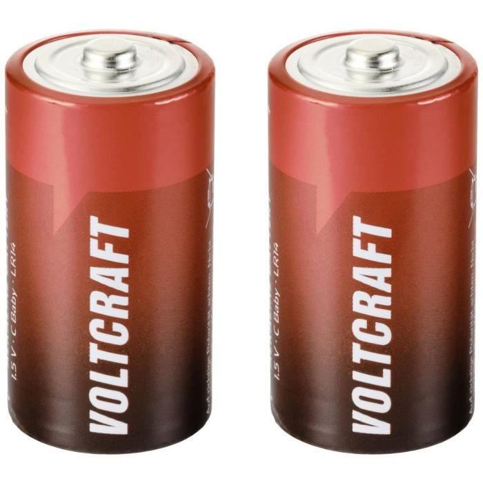 VOLTCRAFT Industrial LR14 Pile LR14 (C) alcaline(s) 7500 mAh 1.5 V 2 pc ...