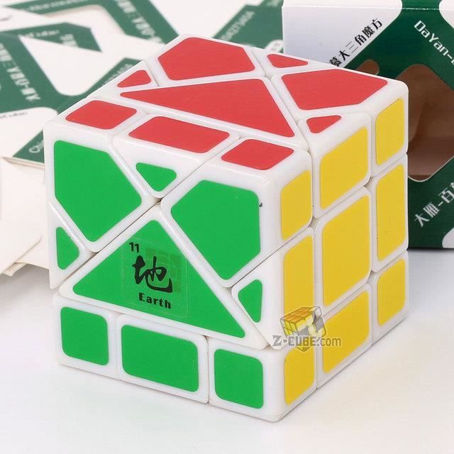 CASSE-TETE,Earth(White)--Cube Magique Bermuda 3x3 Dayan Mf8, Puzzle ...