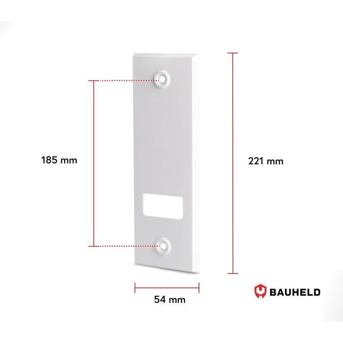 ® Lot De 6 Cache-Sangle De Volet Roulant Avec Espacement Des Trous De ...