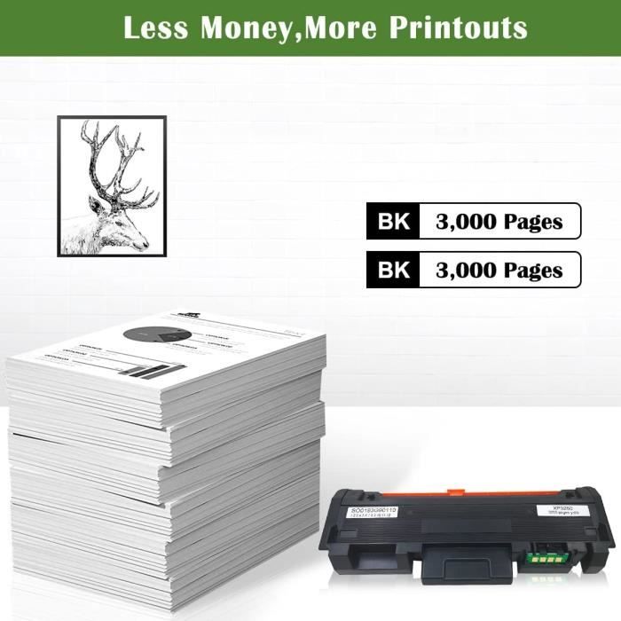 Cartouches De Toner Compatibe 2 Noirs 3260 3215 3225 3052 Haute ...
