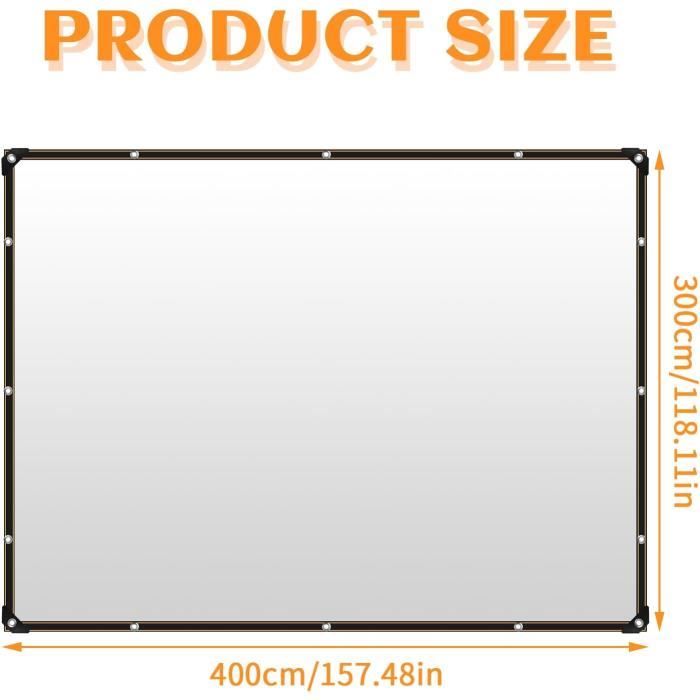 Bâche Transparente avec Oeillets, Bâche imperméable en PVC, Bâche ...