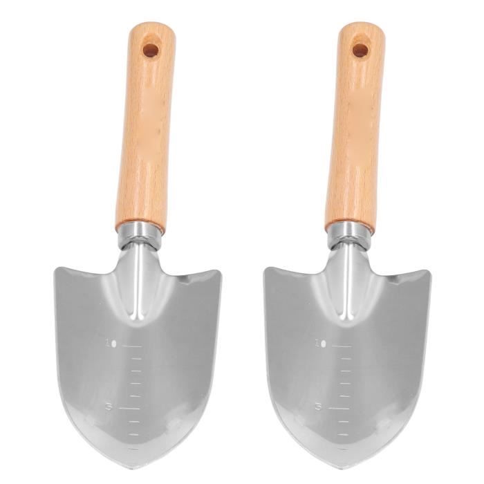 Pelle à terre meuble de jardin en acier inoxydable VGEBY avec échelle ...