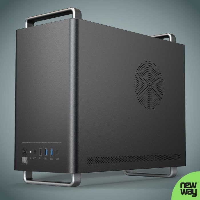 Boitier PC Mini Tour - NEWWAY - NC1 - Compatible Mini-ITX, ITX, Micro ...