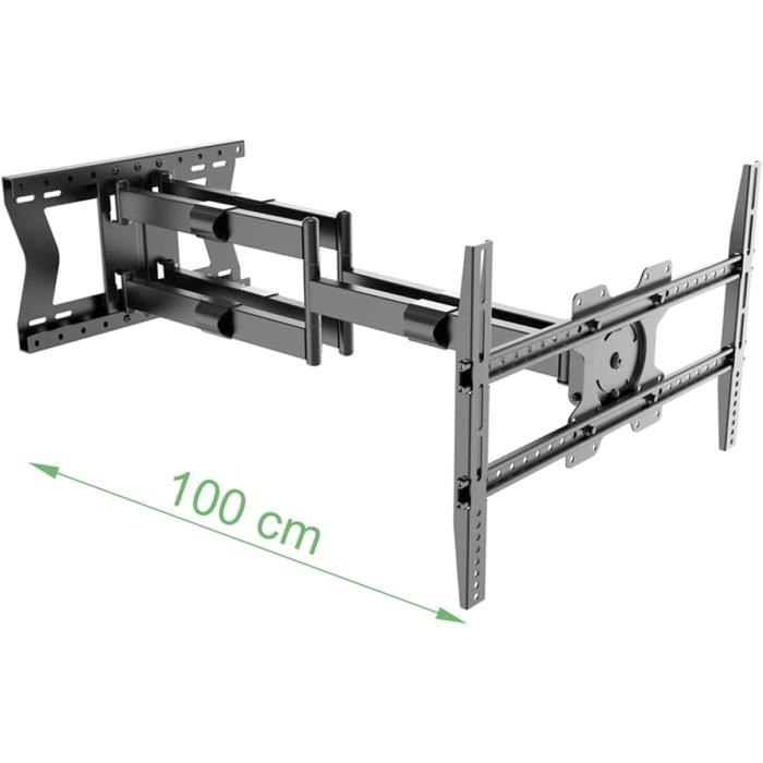 Titon Double 100 Cm Distance Au Mur, Support Mural Pour Tv, Long Bras ...