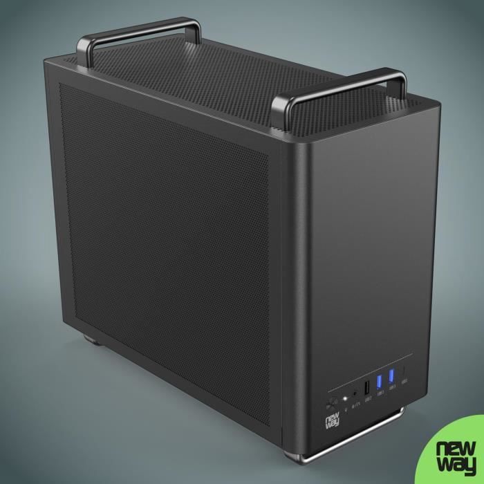 Boitier PC Mini Tour - NEWWAY - NC1 - Compatible Mini-ITX, ITX, Micro ...