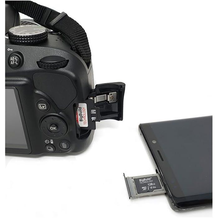 128 Go U3 100 Mo/S Ultra Rapide Microsd Carte Mémoire Pour Tablet De ...