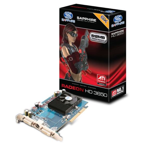Sapphire ATI Radeon HD 3650 512Mo DDR2 AGP - Cdiscount Informatique