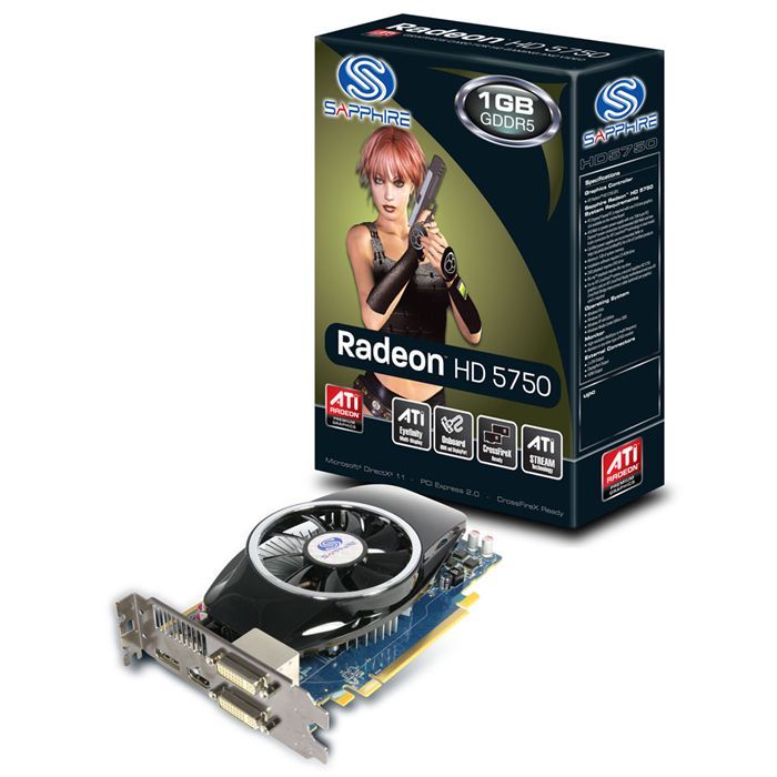 Sapphire ATI HD 5750 1 Go GDDR5 - Cdiscount Informatique