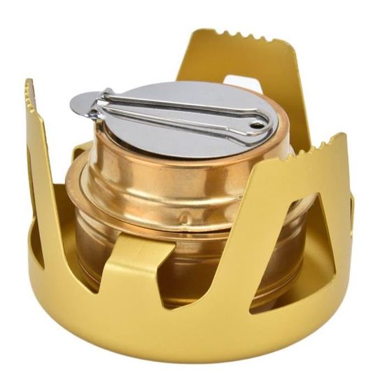 Akozon Le fourneau Réchaud de camping portable coupe-vent vaporisable à ...