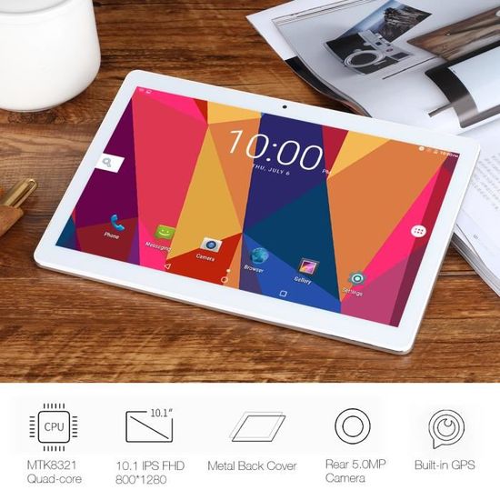 Tablette Tactile Alldocube (CUBE) T12 Android6.0 10.1 pouces 1280 × 800 ...