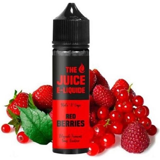 ELIQUIDE 50ML - MARQUE : THE JUICE - SAVEUR : RED BERRIES - SANS ...