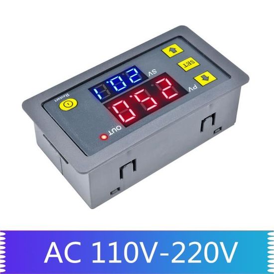 Couleur CA 110V-220V Module de relais de retardement de synchronisation ...