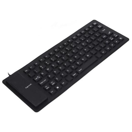EBTOOLS Clavier enroulable Clavier en silicone Conception entièrement ...