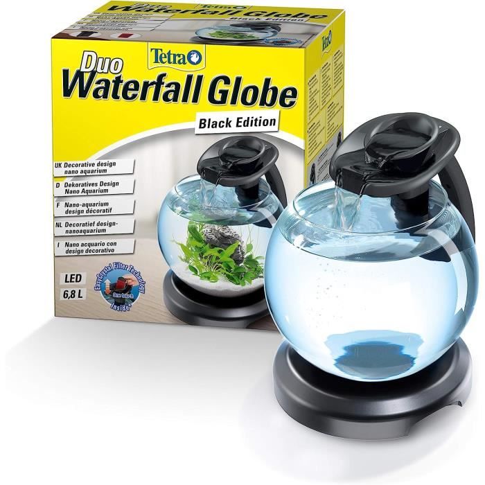 Duo Waterfall Globe – Aquarium Rond Design Avec Effet Cascade – Idéal ...