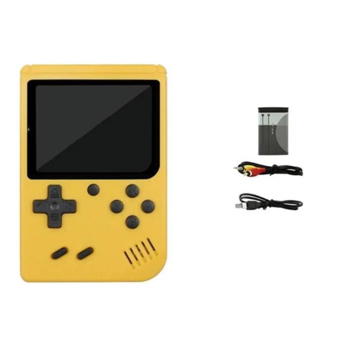 Jaune - Console de jeu vidéo de poche rétro pour enfants, mini console de jeu portable, écran ...